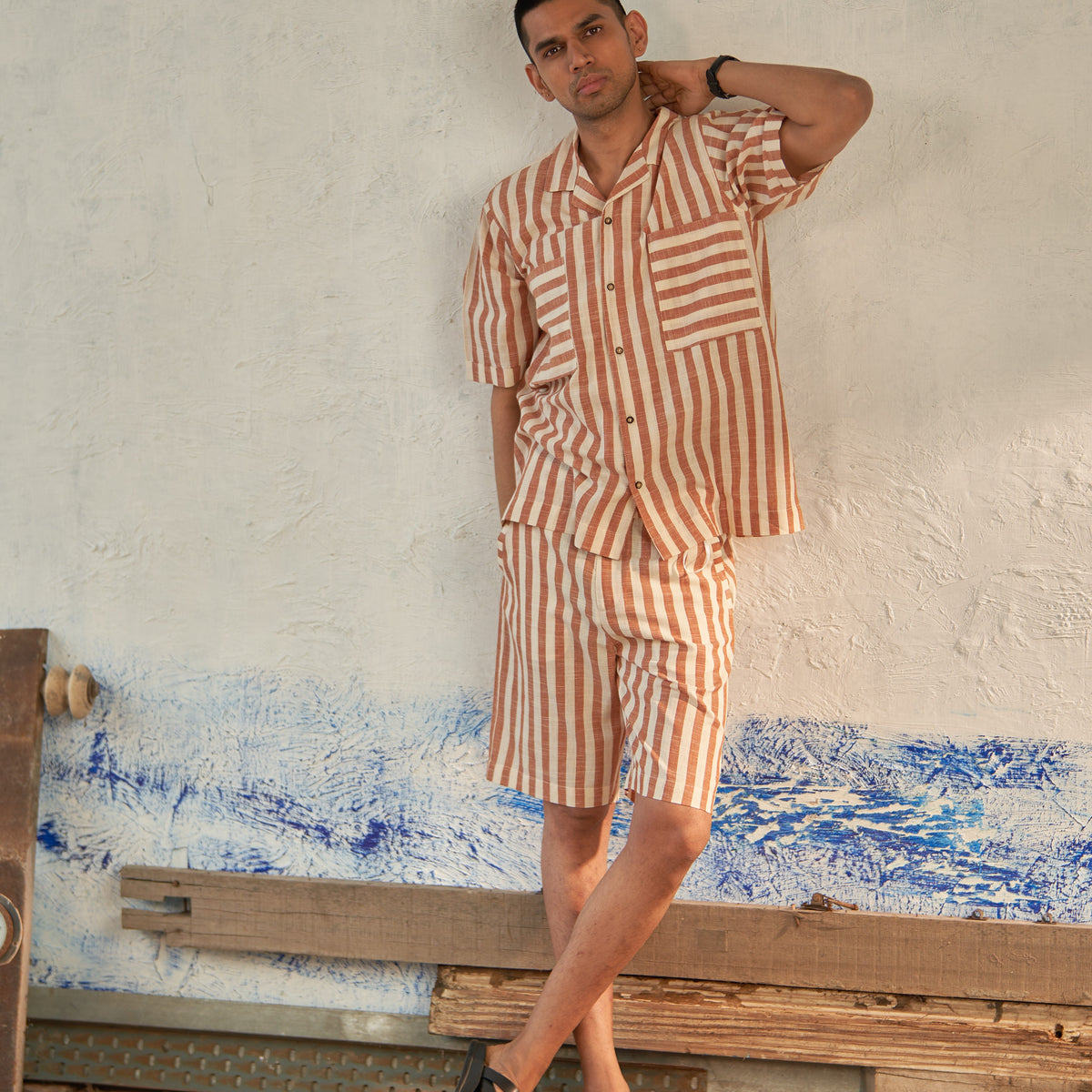 Urban Explorer Co-ord: Versatile Beige Tones for Stylish Men" – Canoopi