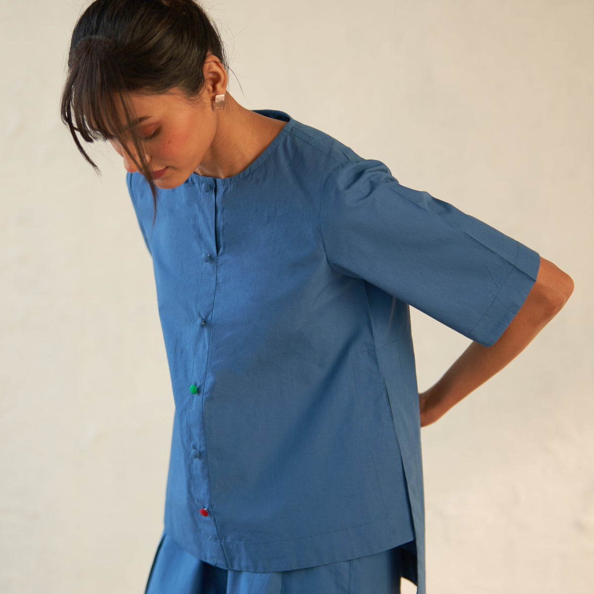 Effortless Elegance: Marina Poplin Cotton Top" – Canoopi