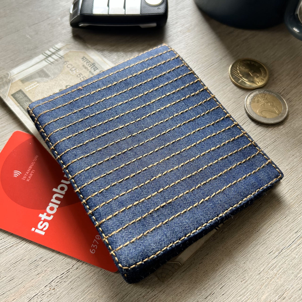Soft Denim Wallet: Stylish Convenience On-the-Go" – Canoopi