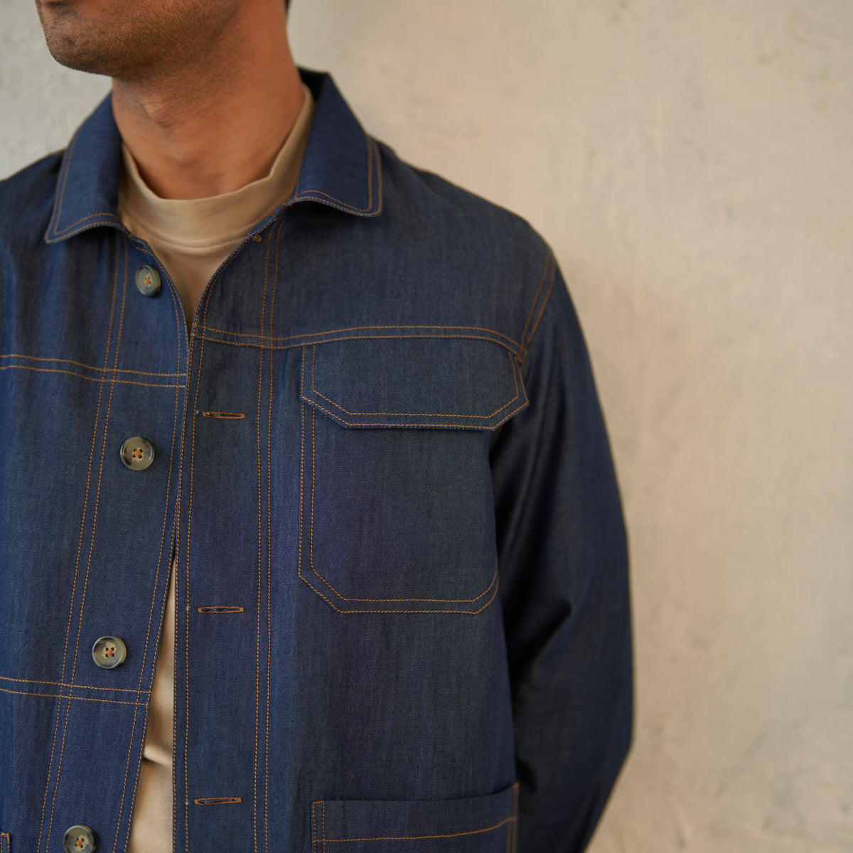 Effortless Cool: Oversized Classic Denim Shirt for Men" – Canoopi