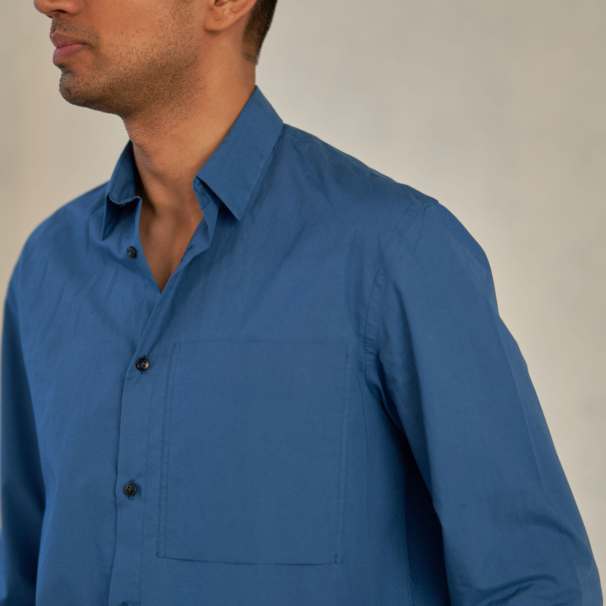 Elevate Your Style: The Blue Gentlemen's Shirt for Versatile ...